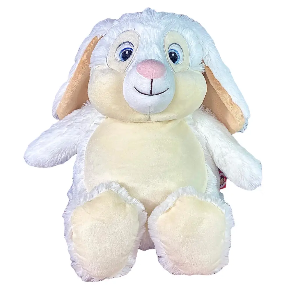 White Bunny Cute Plush – Baby Bee Keepsakes